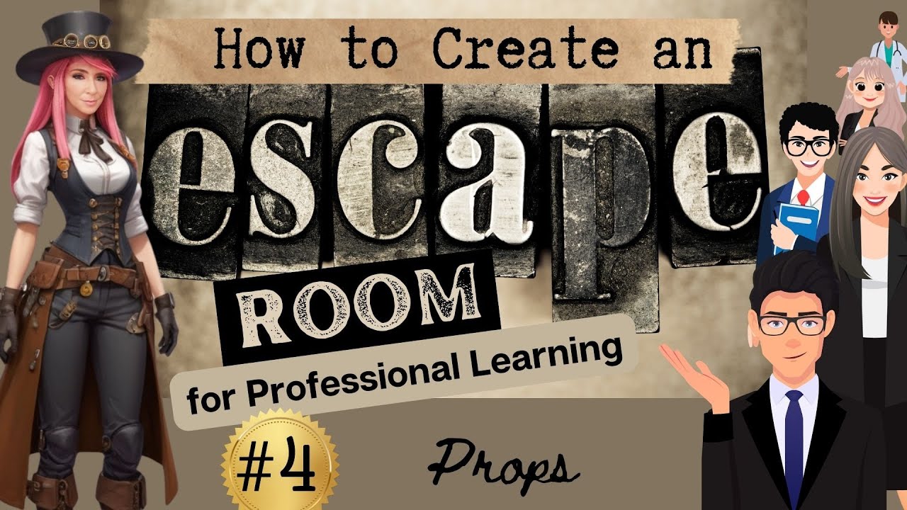 Ep 4 How to Create an Escape Room Props and Puzzles | Escape Rooms for ...