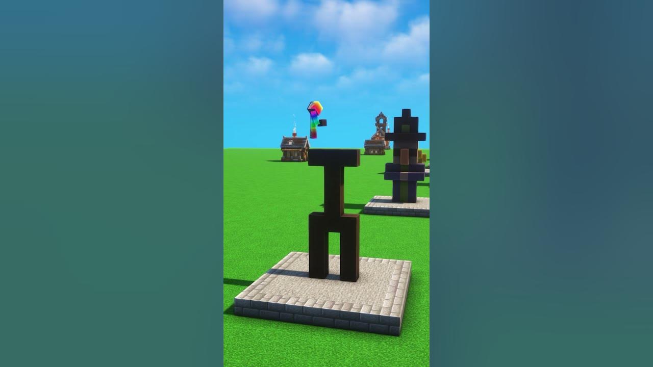 Minecraft Making Wither Skeleton Statue In Minecraft Shorts Minecraft Trending Youtube