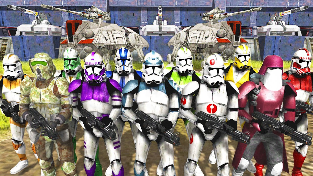 Every Clone Trooper Legion UNDER SIEGE! - Men of War: Star Wars Mod ...