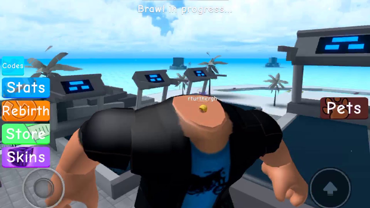 Roblox ( weight lifting simulator) - YouTube