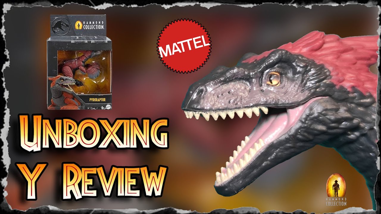 Unboxing y Review de Pyroraptor Jurassic World: Hammond Collection de ...