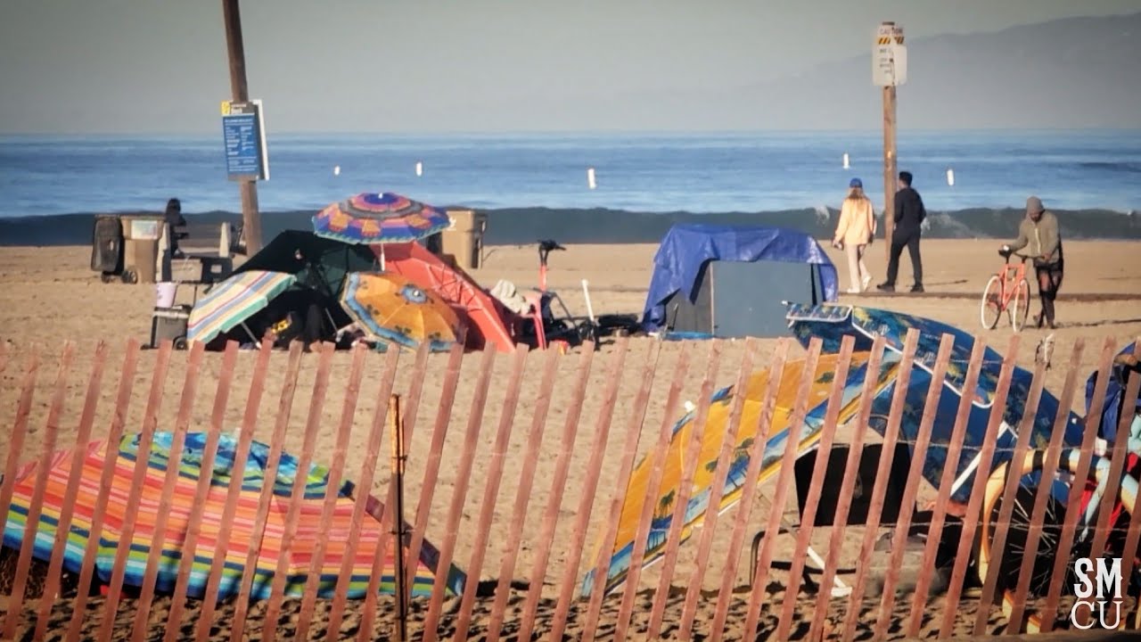 Santa Monica Homeless Encampment - YouTube