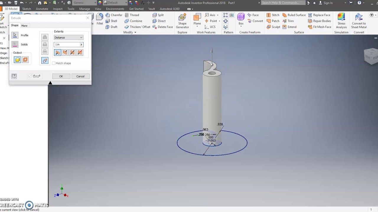 AC Energy and Power - Inventor Tutorial "Impeller" Part 1 - YouTube