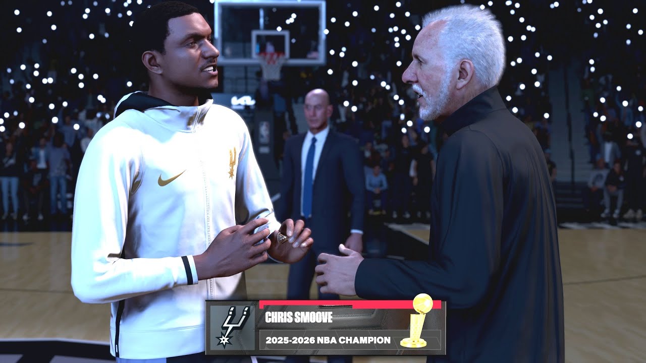 NBA 2K24 My Career - 3rd Ring Ceremony New Players Debut! - YouTube
