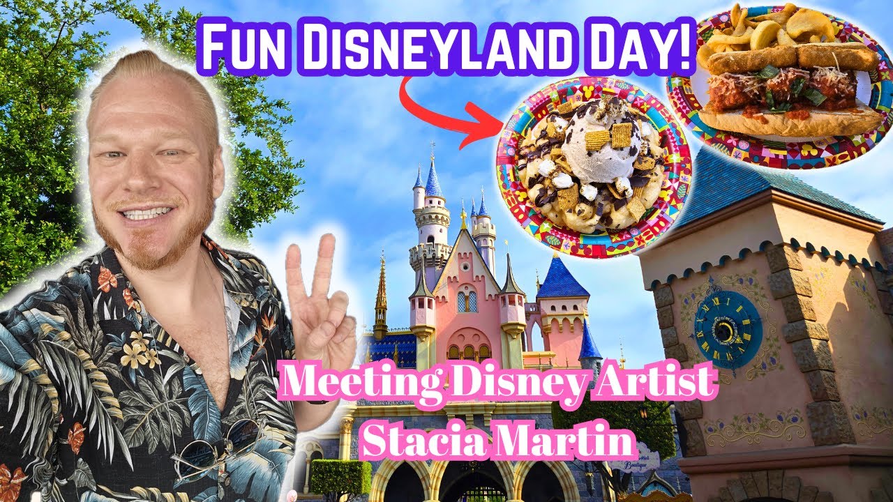 Fun Day at Disneyland Vlog! Meeting Artist & Historian Stacia Martin ...