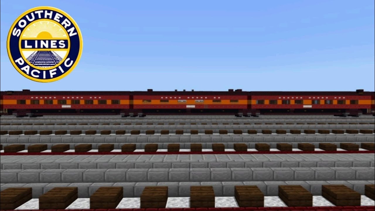 Minecraft Southern Pacific Daylight Three Articulated Diner Coach ...