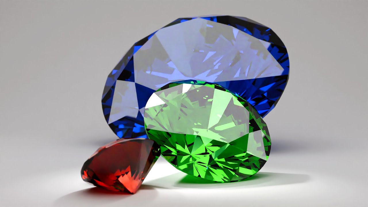 CREATE AN ADJUSTABLE GEMSTONE PROCEDURAL MATERIAL IN BLENDER 4 - YouTube