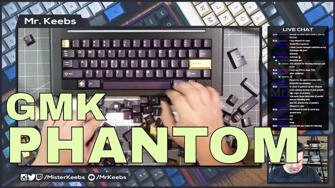 GMK Phantom and RAMA Cap Unboxing and First Impressions - YouTube