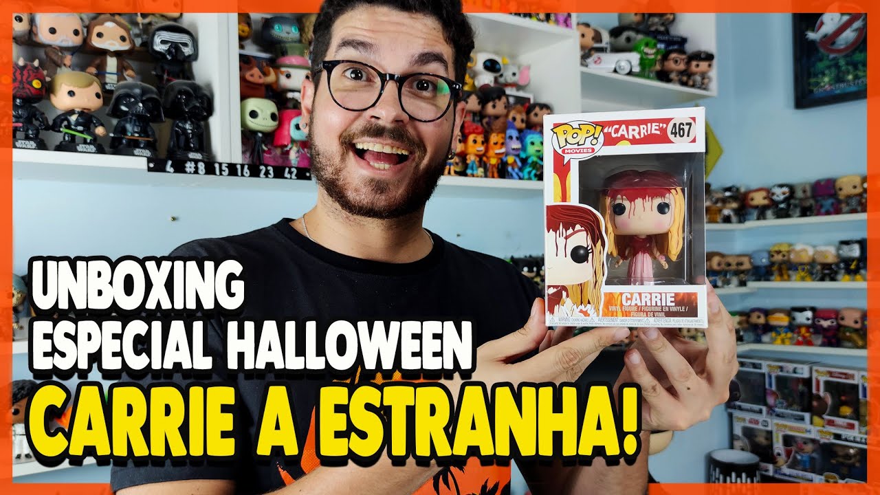 FUNKO POP CARRIE A ESTRANHA 467 | UNBOXING ESPECIAL DE HALLOWEEN - YouTube
