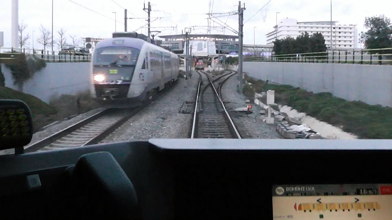 ROTEM EMU to Athens International Airport - YouTube