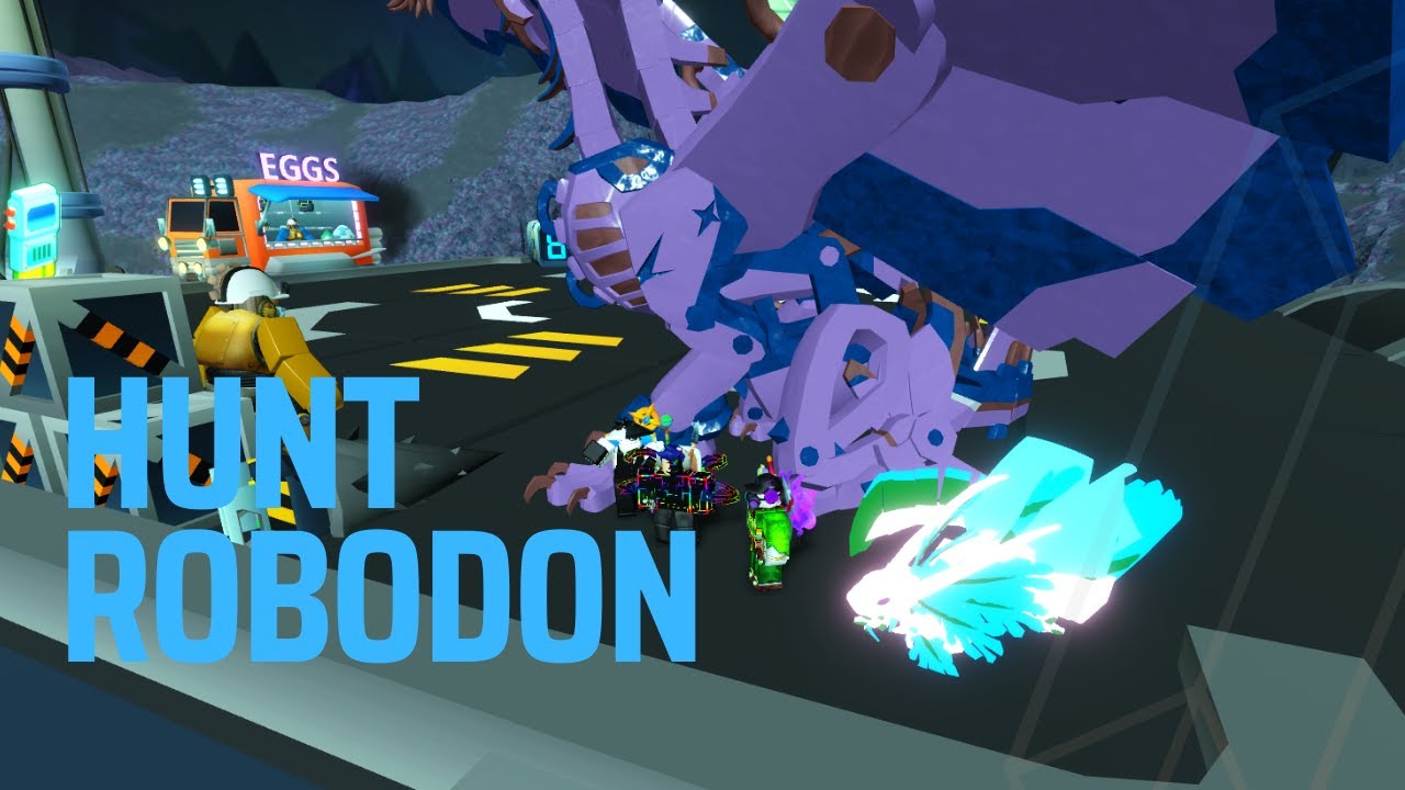 Hunting robodon ith my friends l Dragon Adventures - YouTube