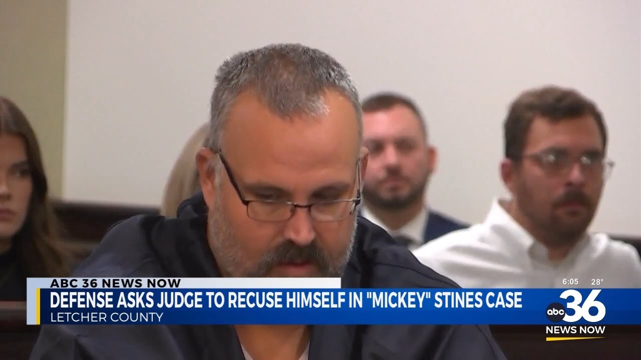 Defense asks judge to recuse himself in "Mickey" Stines case - YouTube