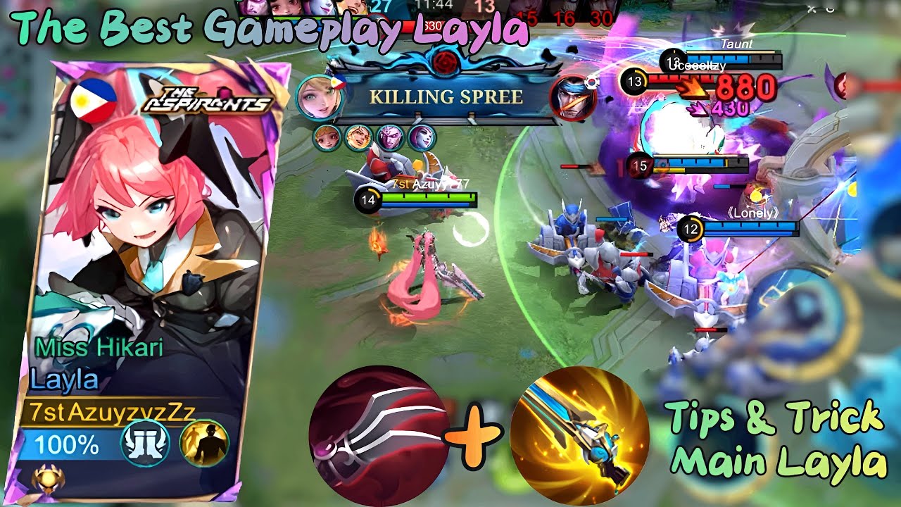 Tips & Trick Main Layla | The Best Gameplay Layla, Best Build and ...