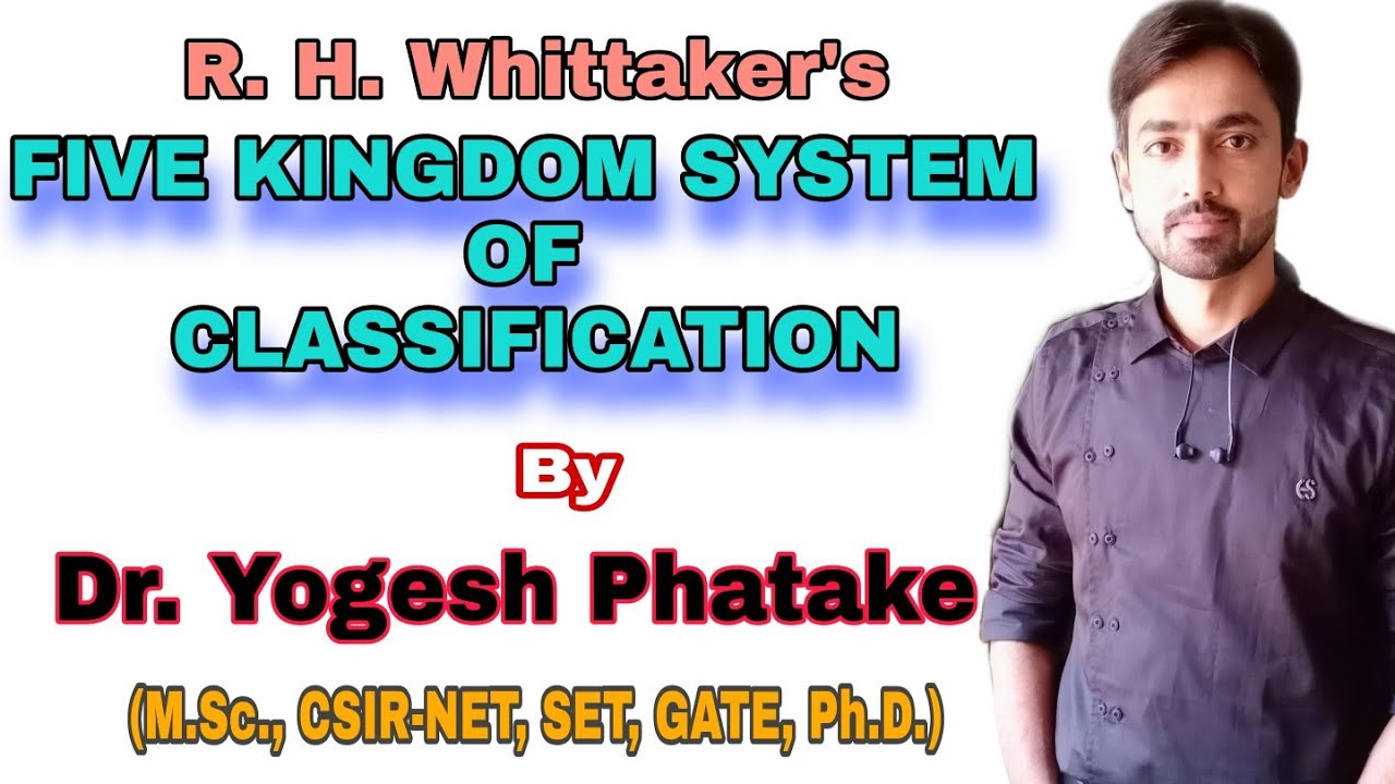 R.H. Whittaker's Five Kingdom System of Classification| Explained by Dr ...