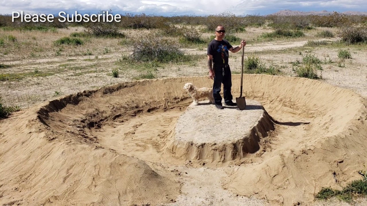 Build A Pond In The Desert - YouTube