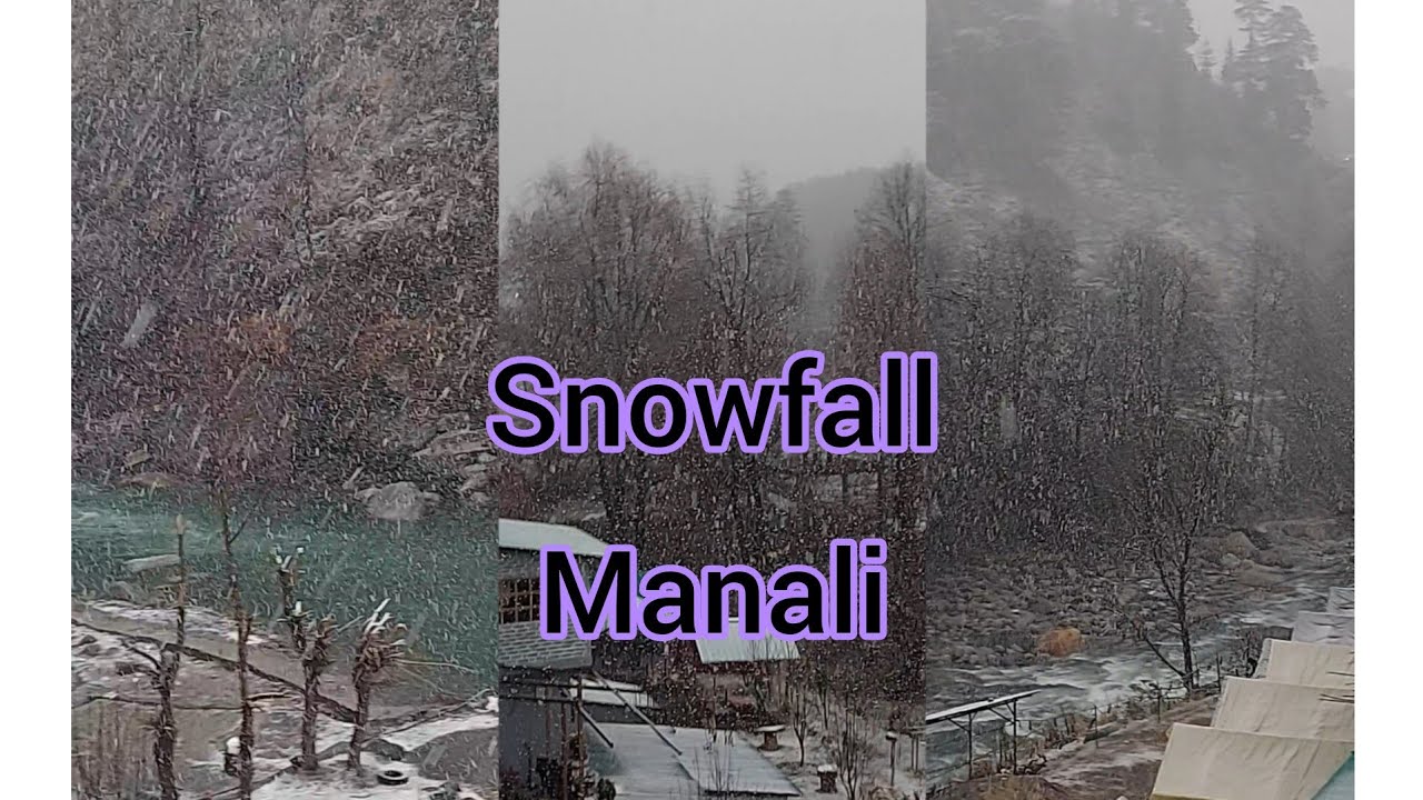 snowfall manali - YouTube