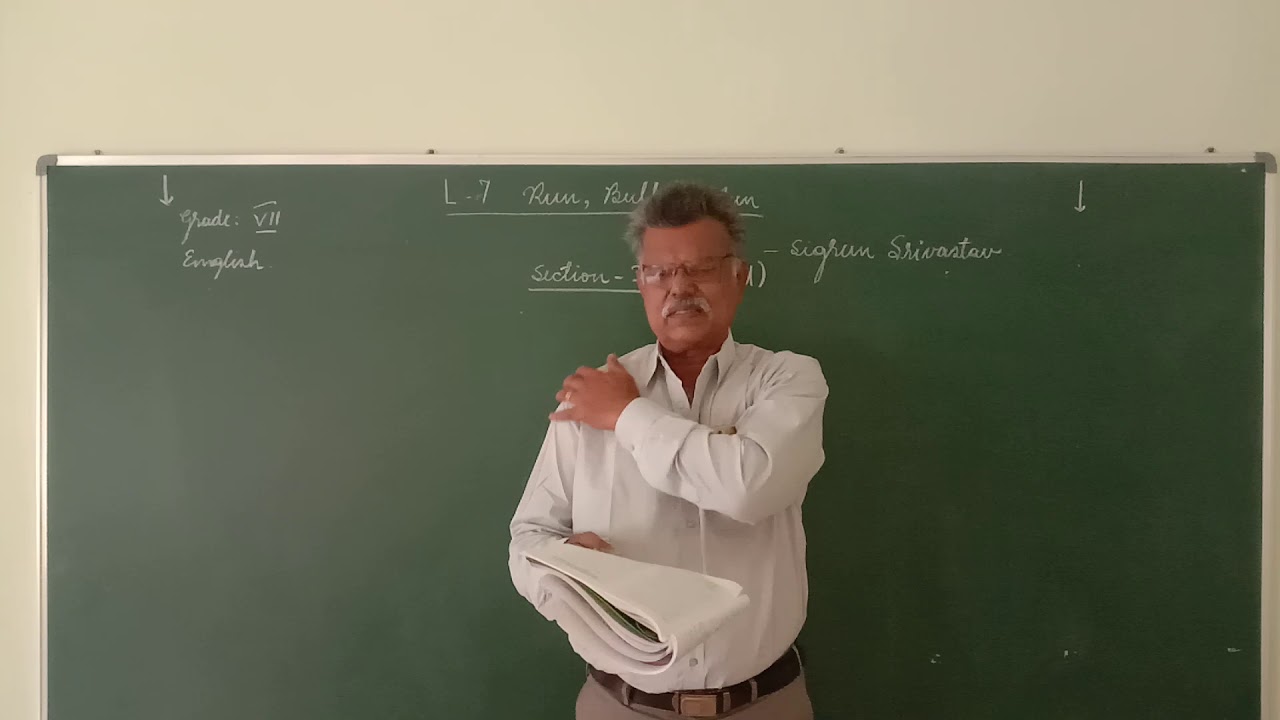 Grade VII English Run Bulbul Run section - 3 continution - YouTube