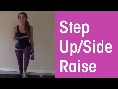 Step Up/Side Raise - YouTube