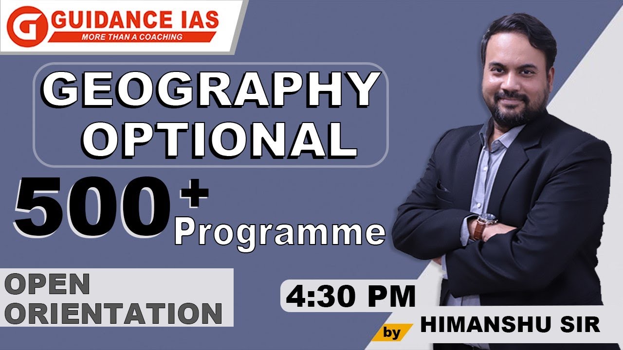 GEOGRAPHY OPTIONAL | 500+ PROGRAMME | PART-2 | BY Himanshu Sir - YouTube