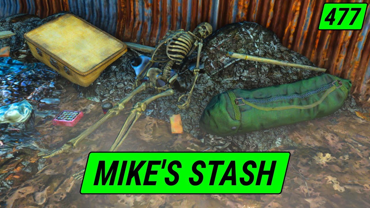 Mike's Military Stash | Fallout 4 Unmarked | Ep. 477 - YouTube