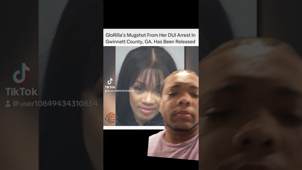 Glorilla mugshot from her DUI Arrest in has been released! - YouTube