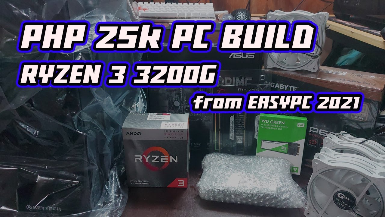 Keytech T850 Unboxing and Ryzen 3 3200G 25k PC Build without GPU ...