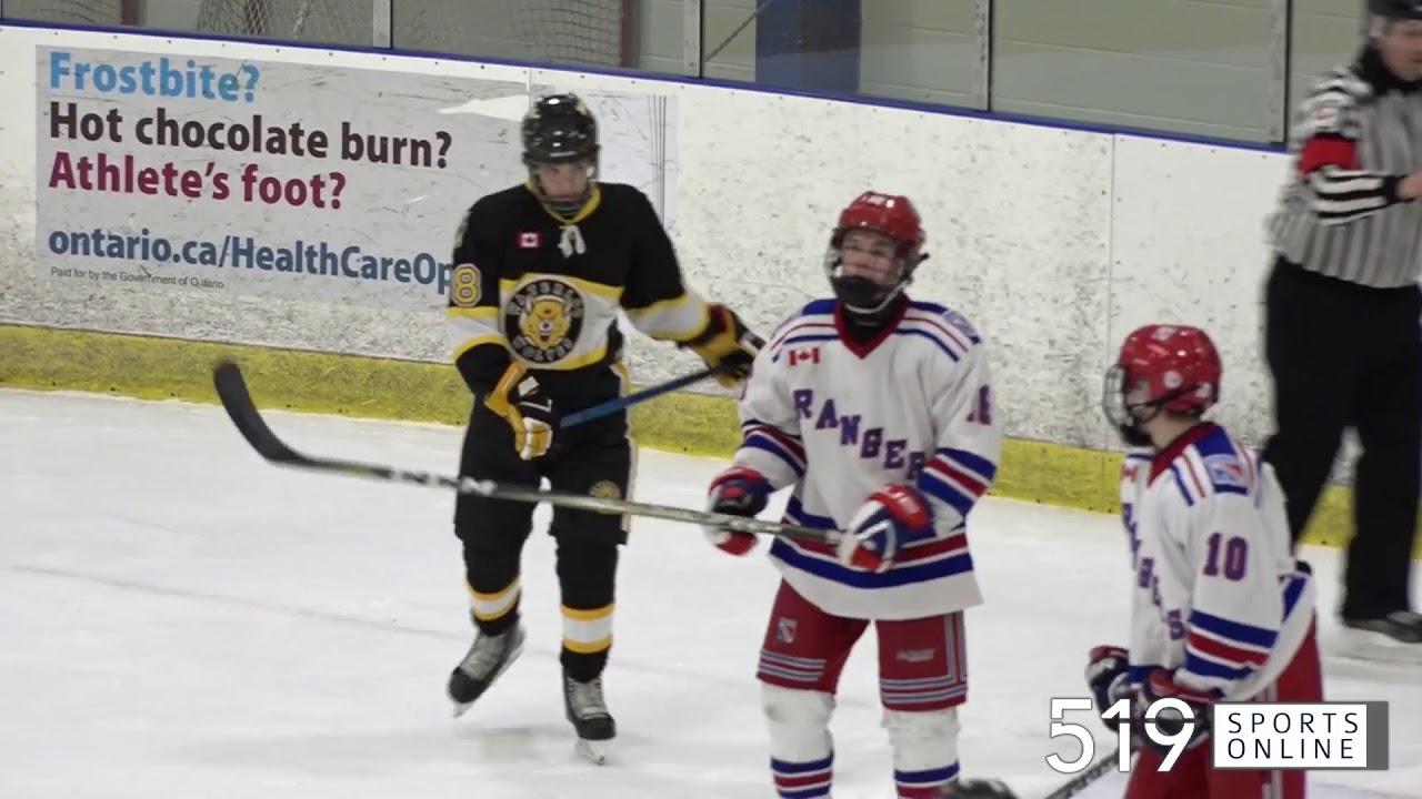 Minor Midget - Kitchener Jr. Rangers vs Waterloo Wolves - YouTube