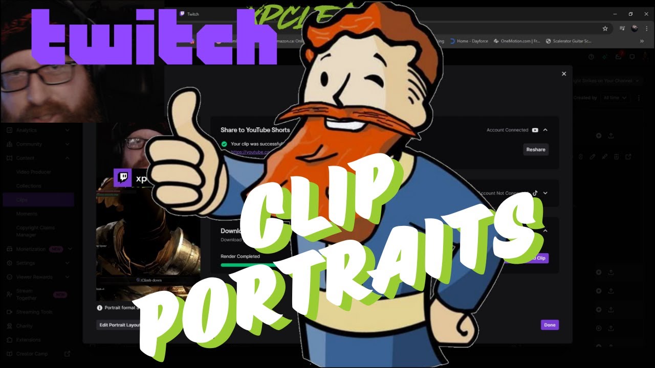 How to: Twitch Clip Portraits #twitch #twitchclips #darksouls - YouTube