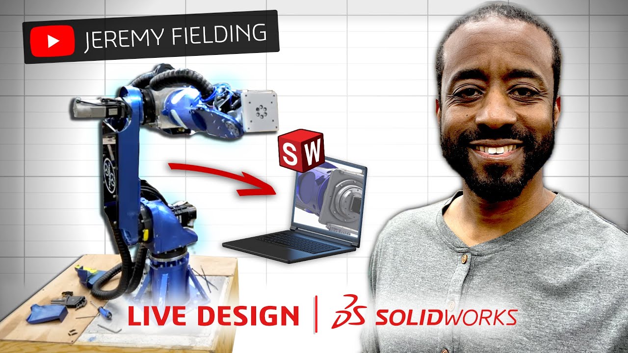 How I Made a 7-Axis Robot from Scratch - SOLIDWORKS LIVE Design - YouTube