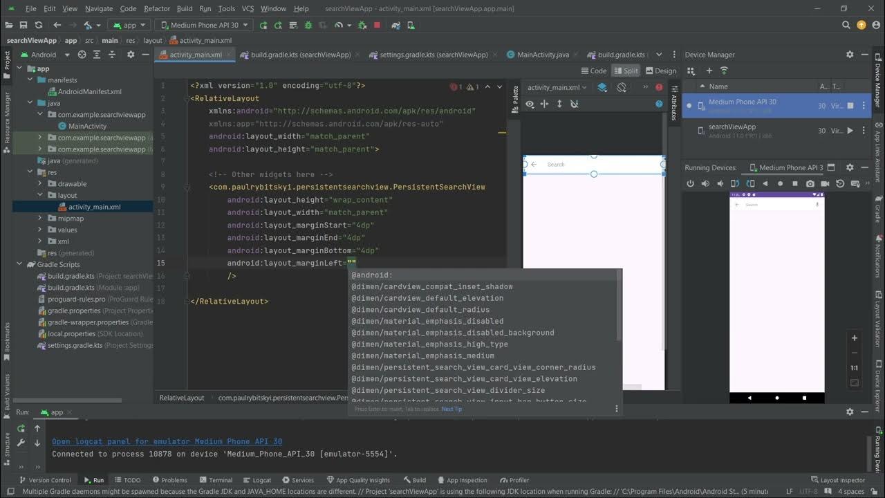 SearchView design thanh searchView - YouTube