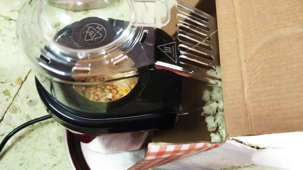 making of popcorn home machine - YouTube