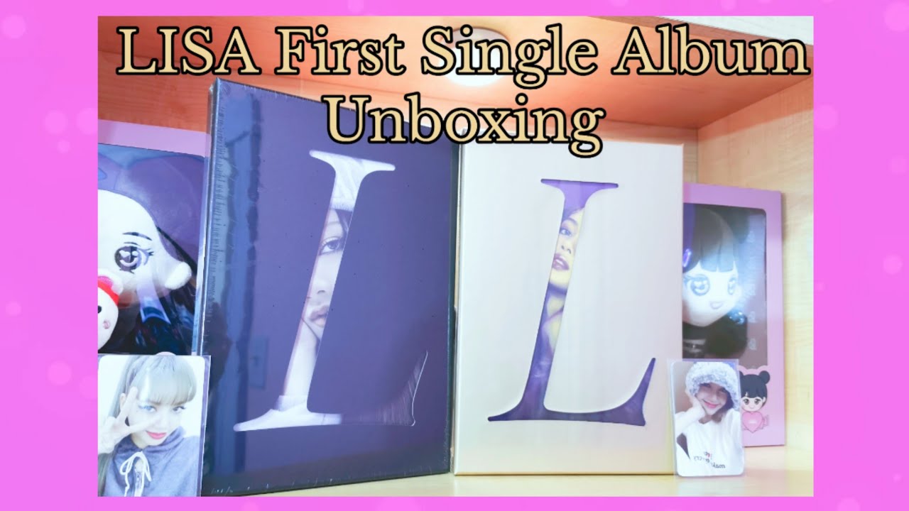 LISA - FIRST SINGLE ALBUM LALISA ALBUM UNBOXING - YouTube