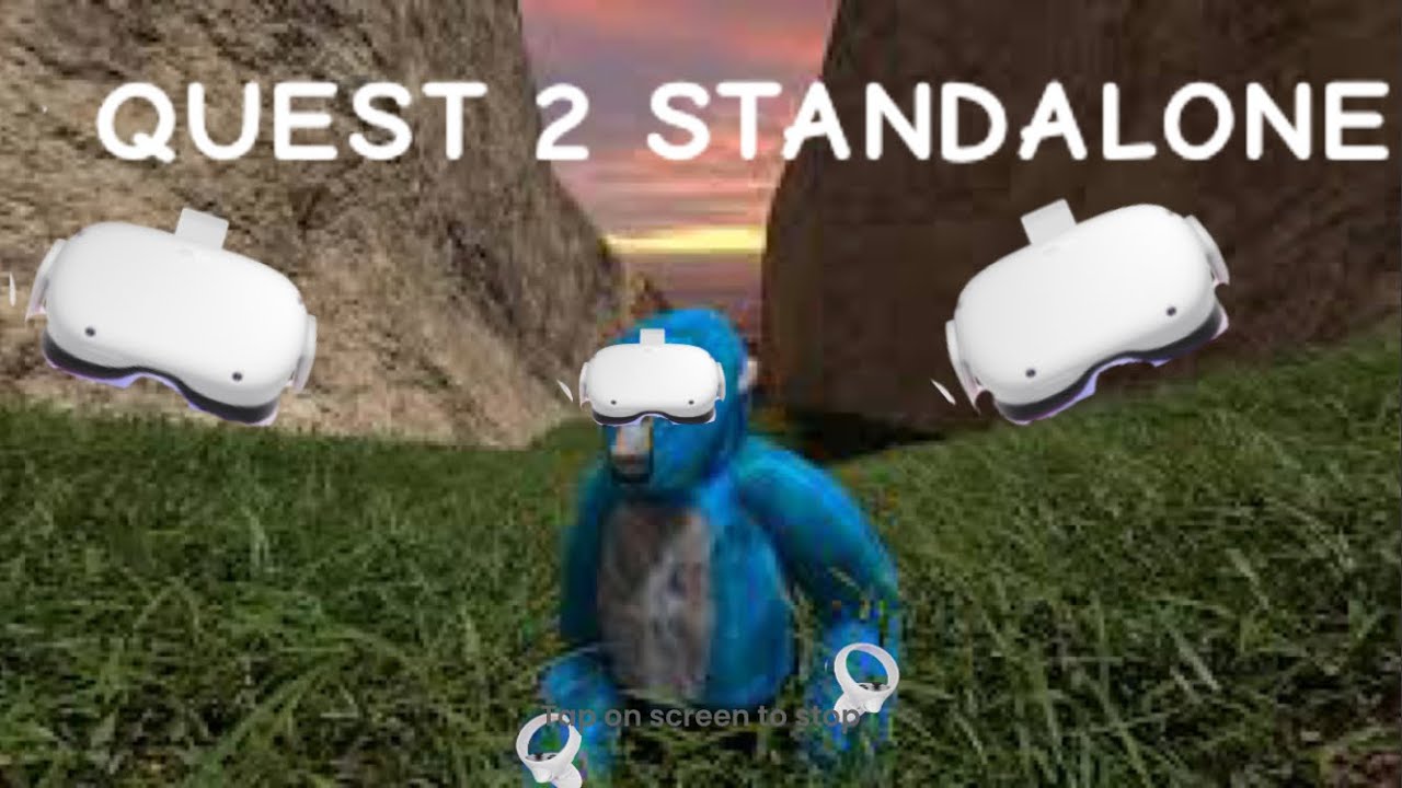 I made gorilla tag RTX for quest… - YouTube