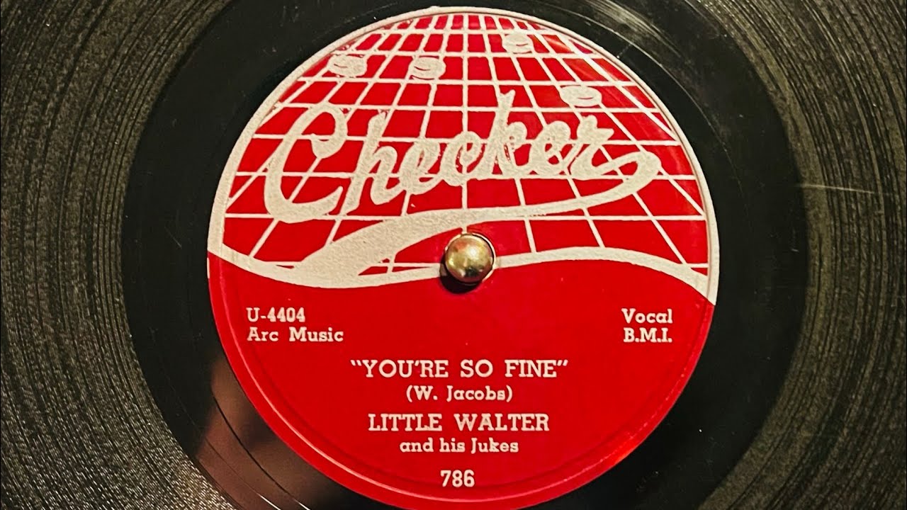 Little Walter & His Jukes You're So Fine 1953 Chicago Blues 1950s ...