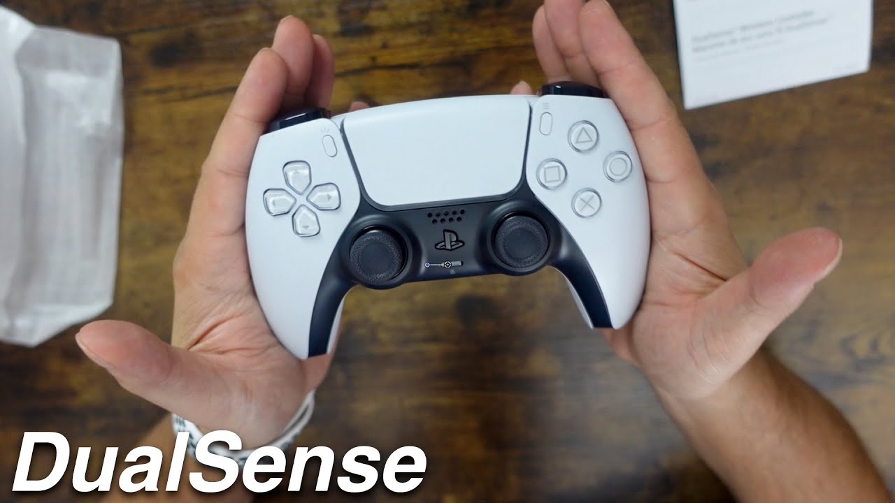 Unboxing The PS5 Controller - DualSense PlayStation 5 Hands On - YouTube