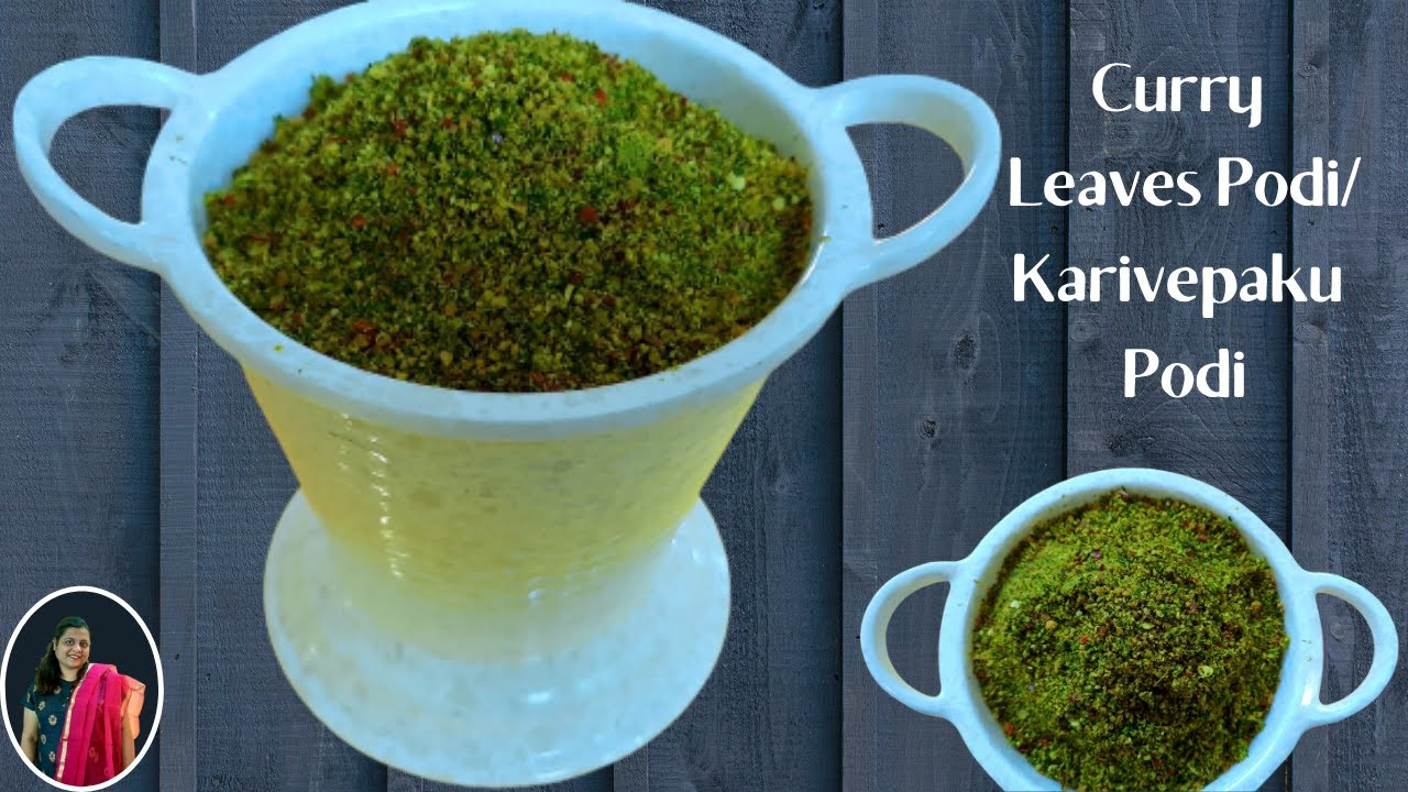 Curry Leaves Podi (Powder)/Idli Dosa Podi/Karivepaku Podi/Healthy ...
