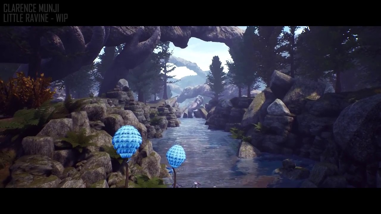UE4 - Little Ravine [WIP] - YouTube