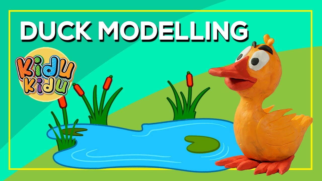 How to Make Duck with clay | kidukidu | Clay modelling for kids - YouTube