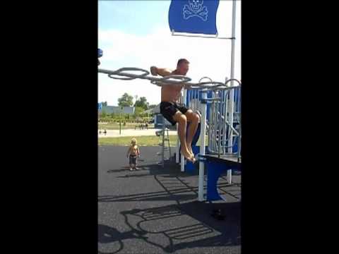 muscle up park workout Canada - YouTube