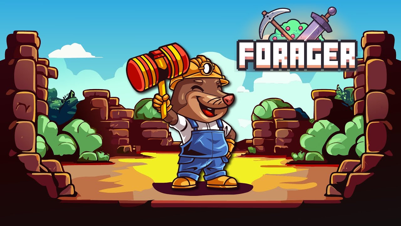Forager E23 - Mining Rod and Skull Bow - YouTube