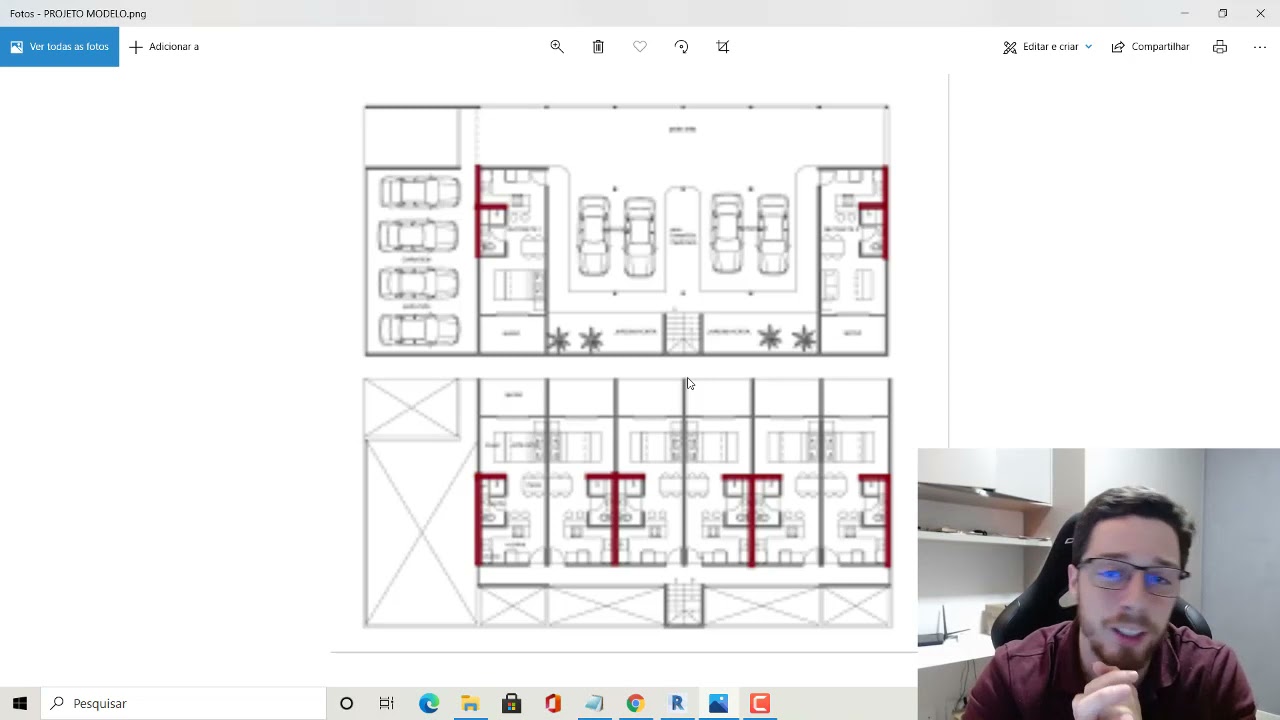 02 - Planta Baixa - Revit Projeto Kitnet - YouTube