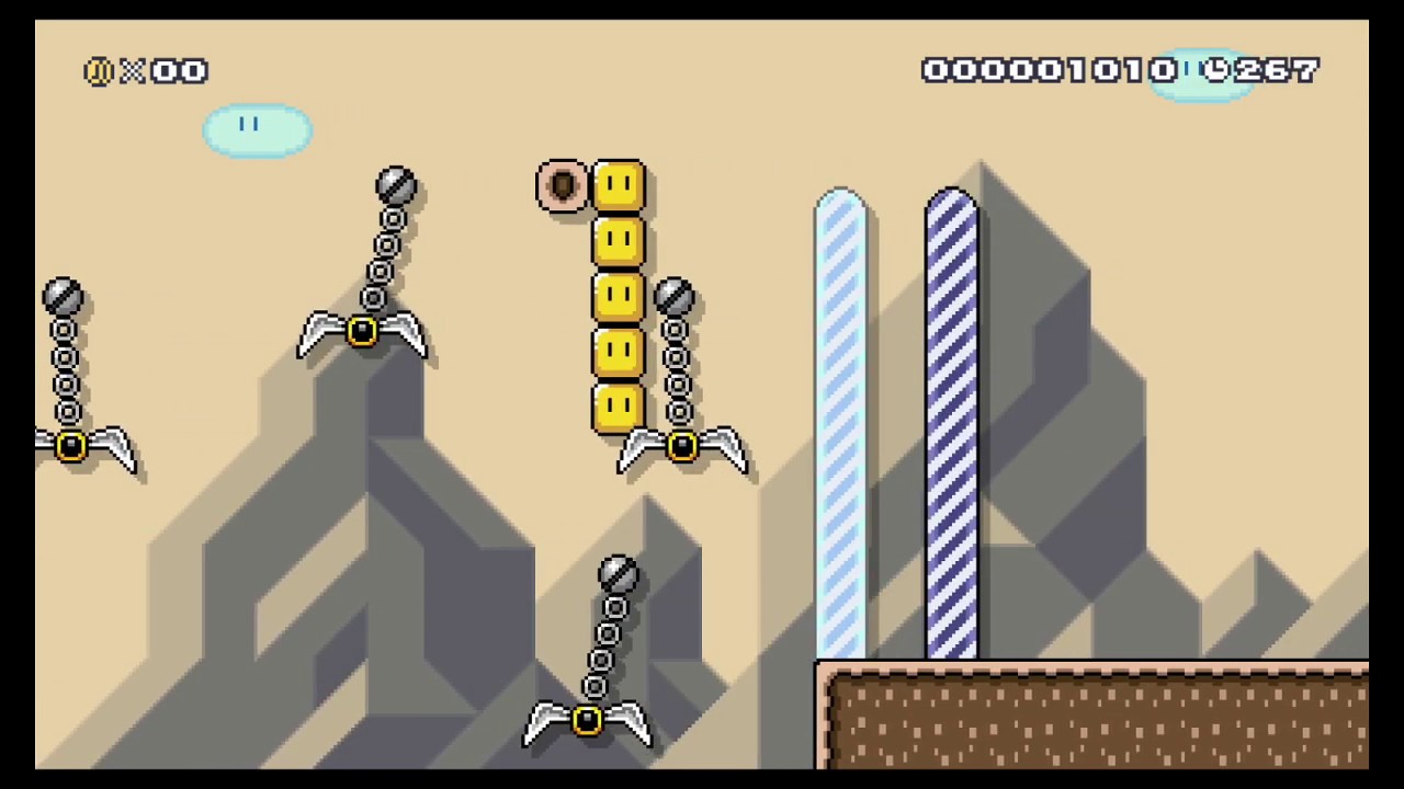 (Mario Maker 2) Machines in a Desert - YouTube
