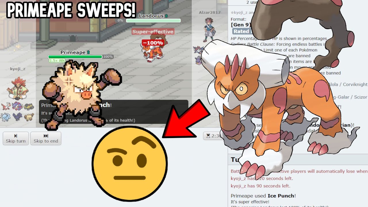 Primeape Counters Pokemon Showdowns Most Overused Pokemon!! - YouTube