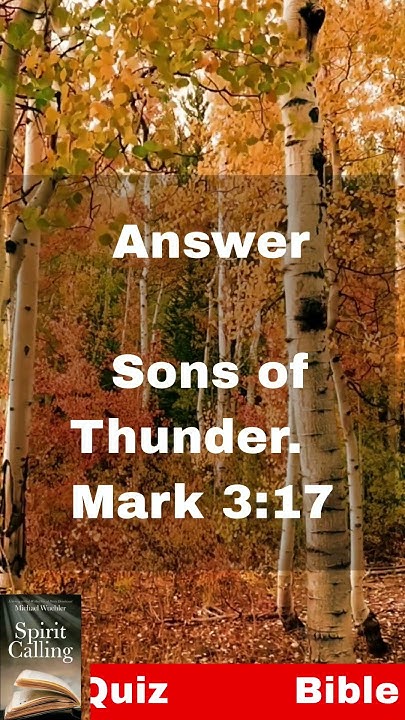 Bible trivia Quiz on the gospel of Mark. #shorts - YouTube