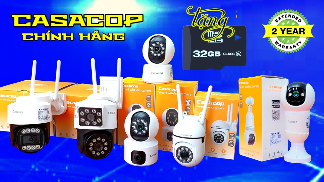 10 2 Review các mẫu Camera chính hãng Casacop trong nhà và ngoài trời ...