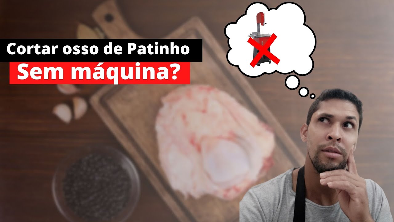 como cortar osso de patinho - YouTube