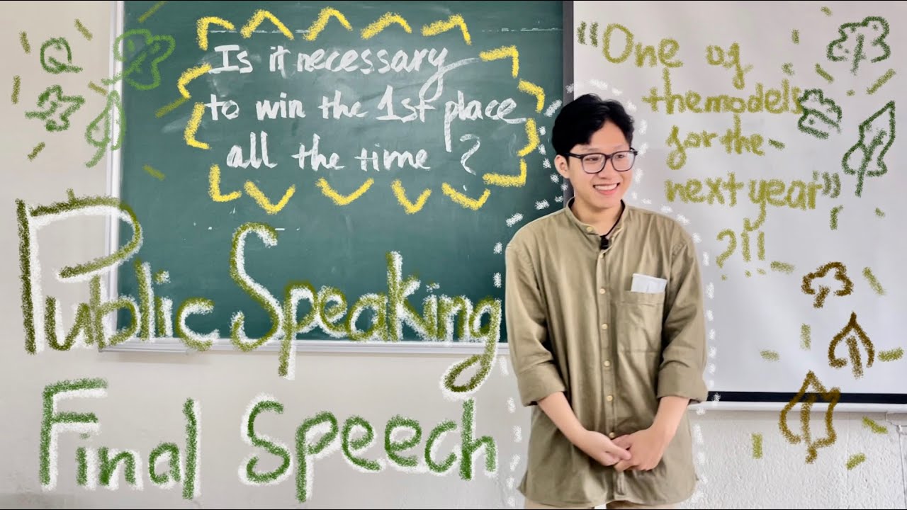 [vlog#2] MY FINAL SPEECH FOR "PUBLIC SPEAKING" COURSE ?!? - YouTube