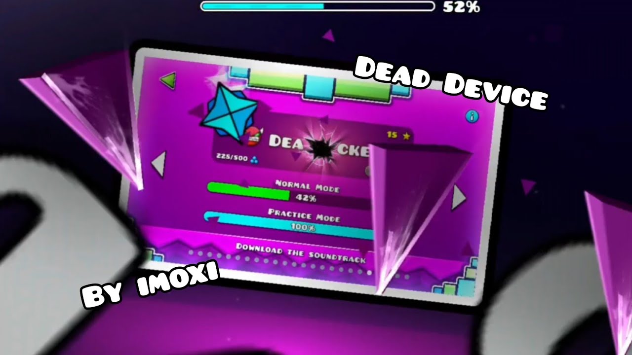 Geometry Dash "Dead Device" (1 Coin) by imoxi - YouTube