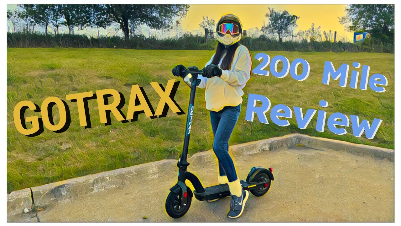 GoTrax Gmax Ultra 200 Mile Review // AWESOME BEGINNER ELECTRIC SCOOTER ...