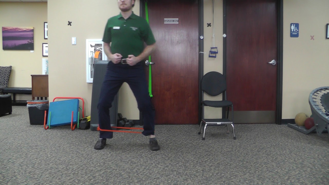 Side walk band at ankles faster - YouTube